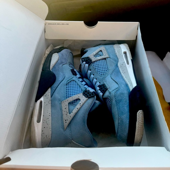 Jordan | Shoes | Jordan 4s Retro University Blue | Poshmark